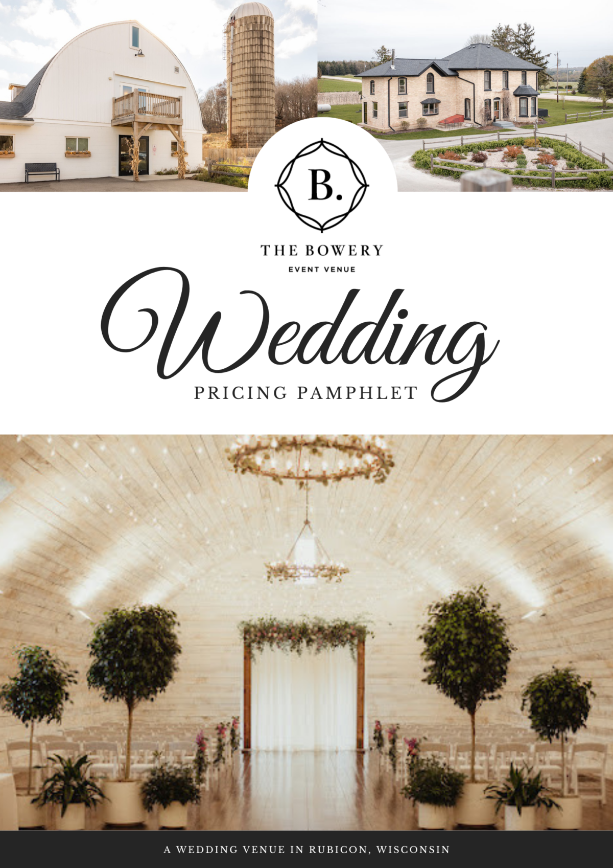 Wedding Pricing - The Bowery Barn